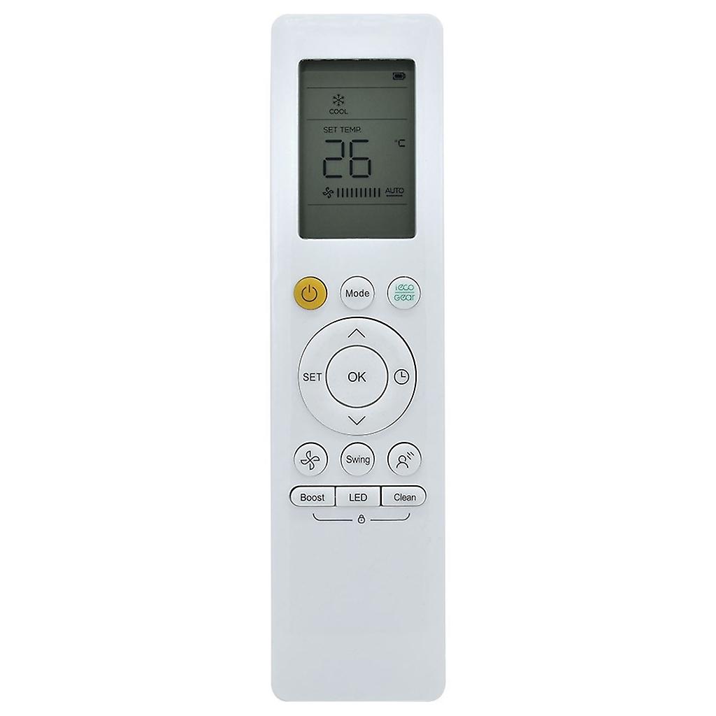 RG10A Ergonomic Backlit Remote Control for Air Conditioner Efficient English | Fruugo UK