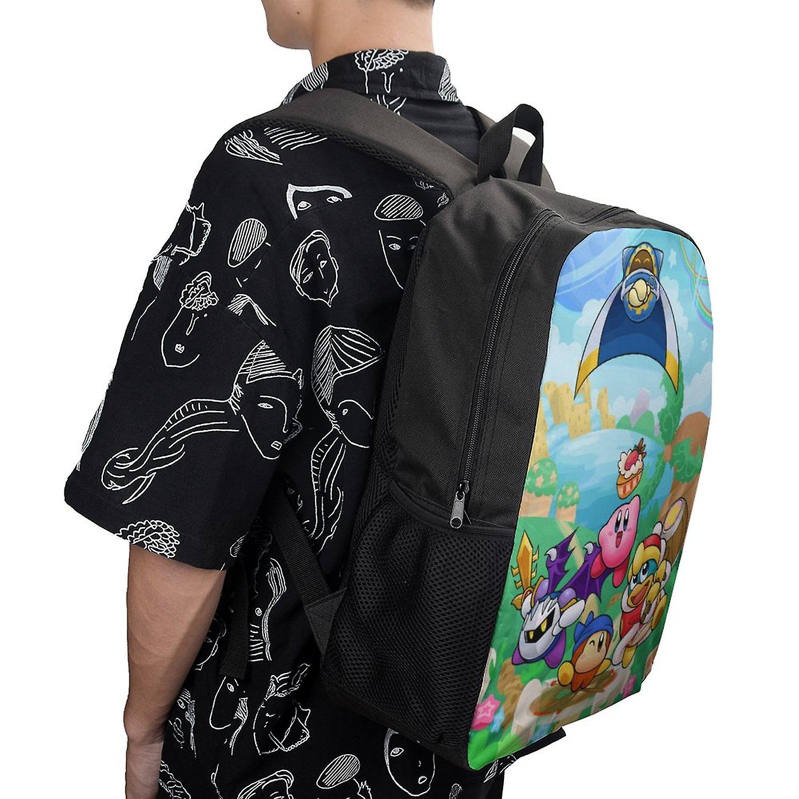 Kirby Star Allies Game Shoulder Backpack School Bag Bookbag ...