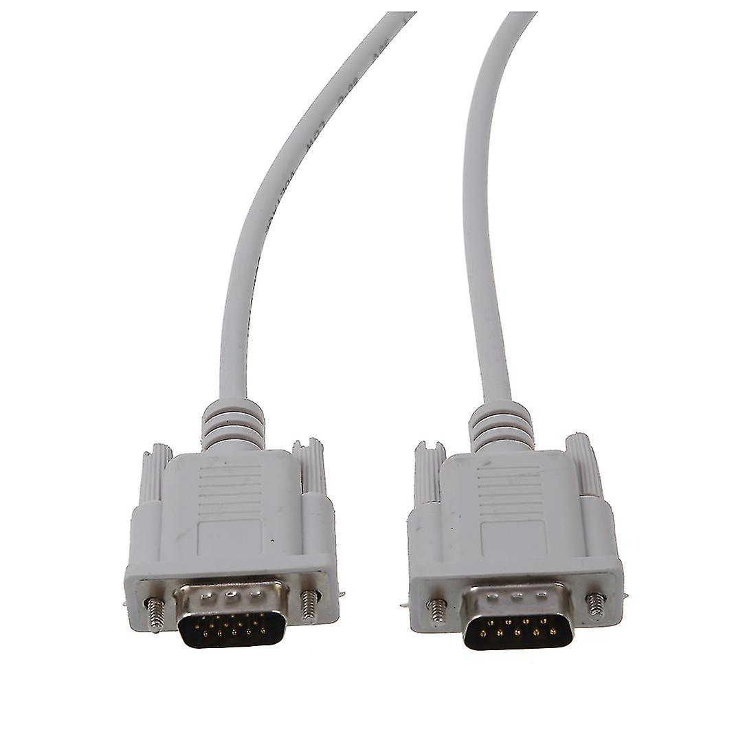 VGA DB15 Male To RS232 DB9 Pin Male Adapter Cable / Video Graphic ...