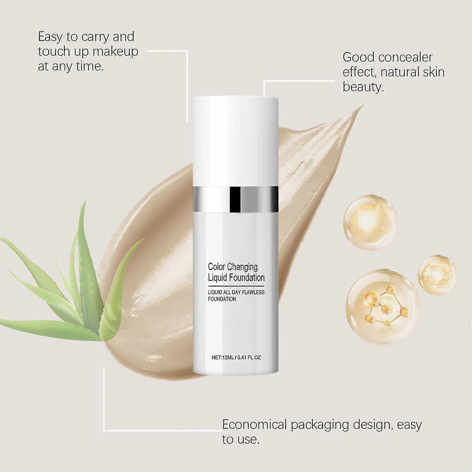 Colour Changing Foundation, Foundation Colour Changing Warm Skin Tone ...