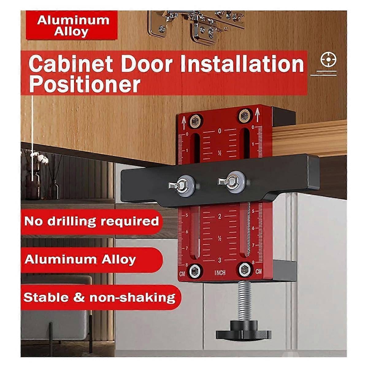 Adjustable Cabinet Door Installation Positioner, Cabinet Door Mount ...