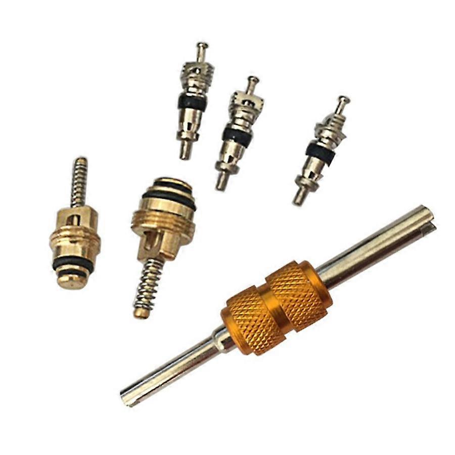 11PCS Universal AC R134A Service Port Valve Dust Cap Air Conditioning ...