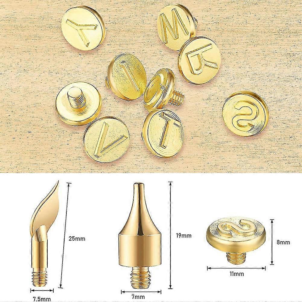 28 Pieces Of Wooden Burning Tip Letters Wooden Burning Tools ...