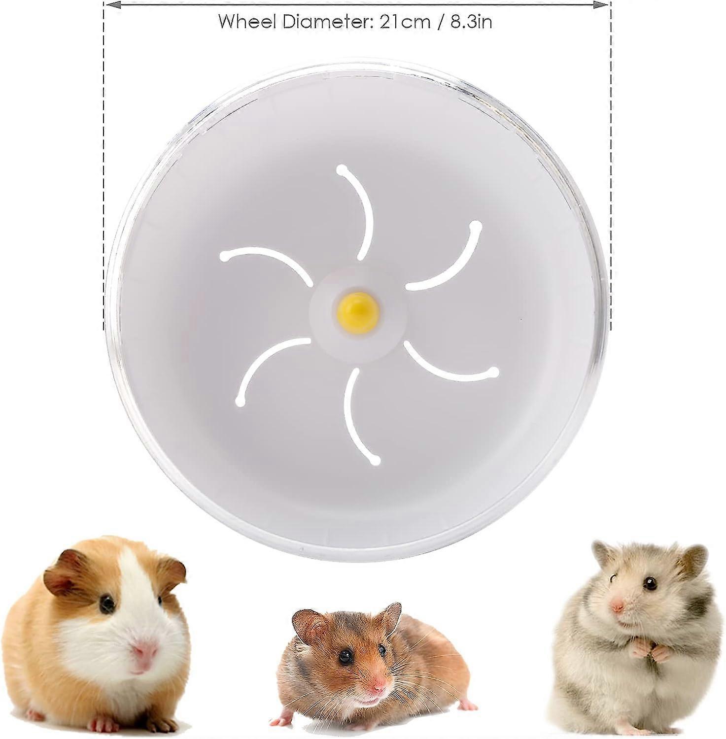 21 cm Hamster Wheel, Super Quiet Hamster Training Wheels, Transparent ...