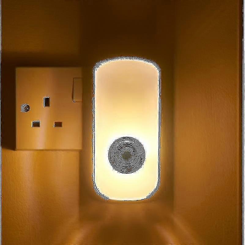 Plug In Pir Motion Sensor Led Night Light Hallway Safety Living Aid ...
