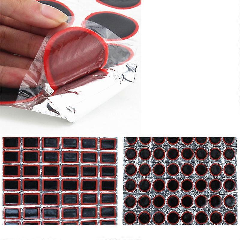 48pcs Rubber Puncture Patches Bicycle Tire Tyre Tube Repair Cycle Patch ...