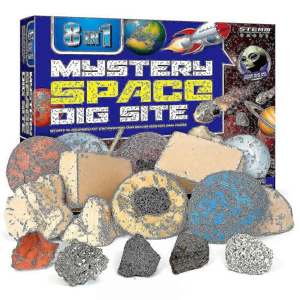 Dig Kit Minerals Collection Rock Mineral Gem Kit For Kids Excavate Real ...