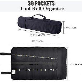 Tool Bag Tool Bag Tool Bag 38 Pockets Portable Tool Box Foldable Tool ...