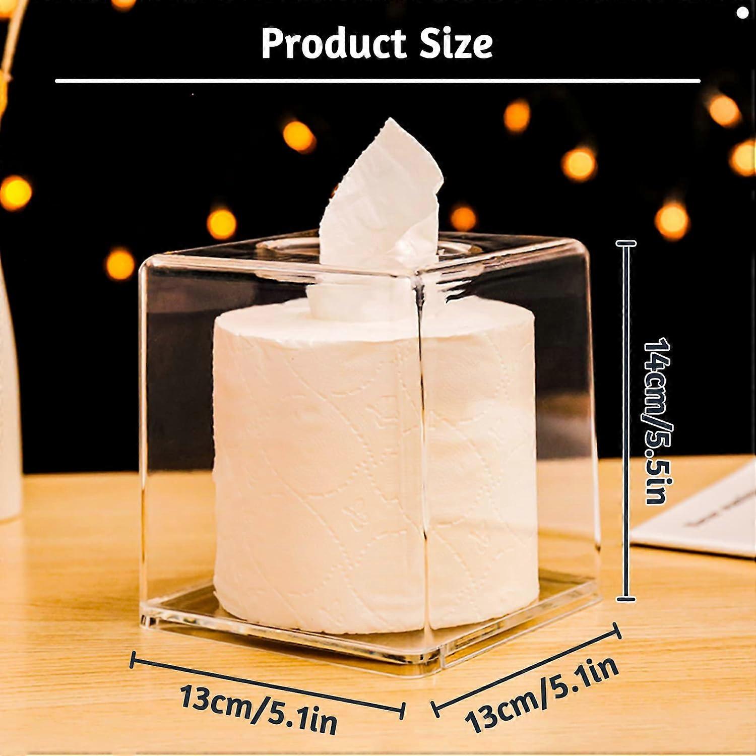Acrylic Tissue Box Cover, Clear Tissue Holder, Napkin Dispenser | Fruugo UK