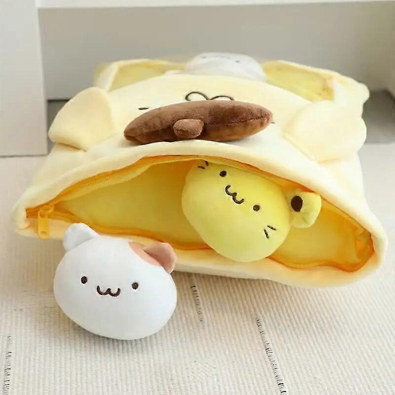 Sanrio Cartoon Kawaii My Melody Pompompurin Kuromi Balls Pudding Candy ...