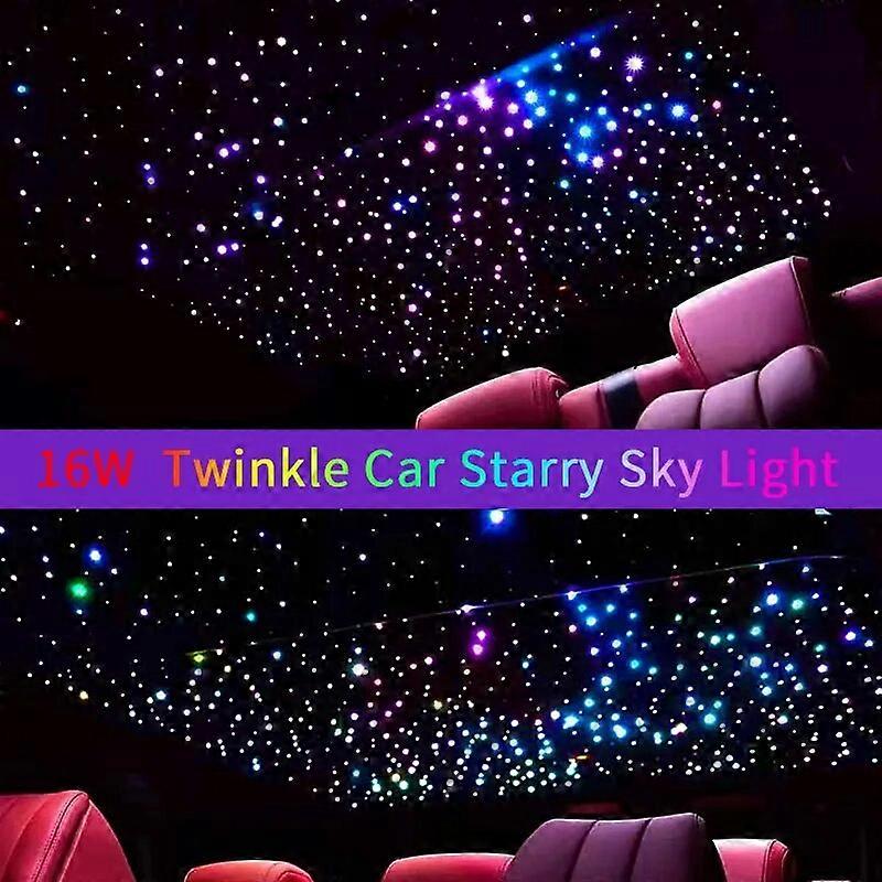 16w Twinkle LED Car Starry Sky Light Roof Star Night Lights Interior ...