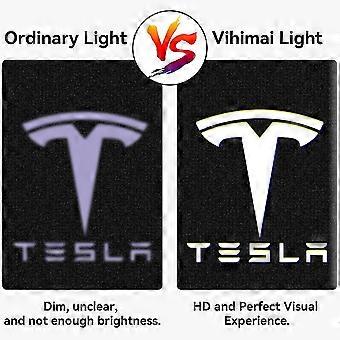 Door Logo Projector Light Welcome Light Step Light For Tesla Model 3 ...