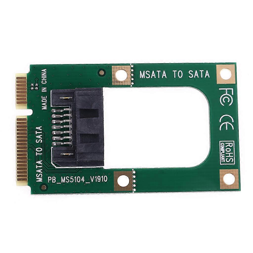 Mini SATA to SATA Card Converter from mSATA TO 7 Pin SATA Extension ...