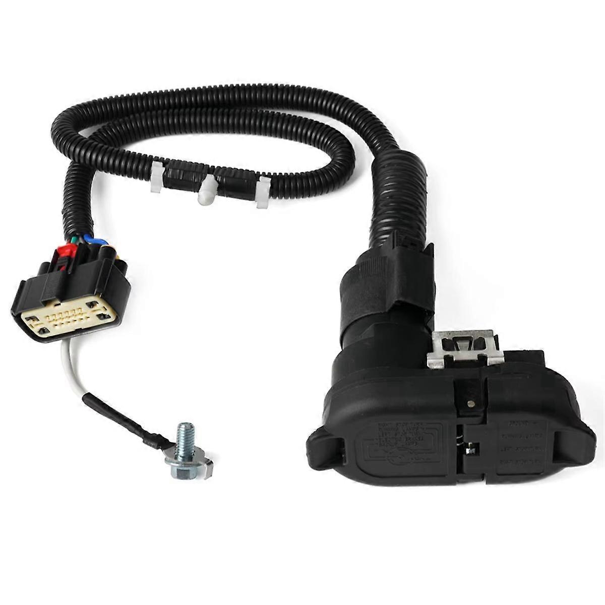 For 2009-2014 Car Trailer Tow Hitch Bar Wire Connector Harness Kit 9L3Z ...