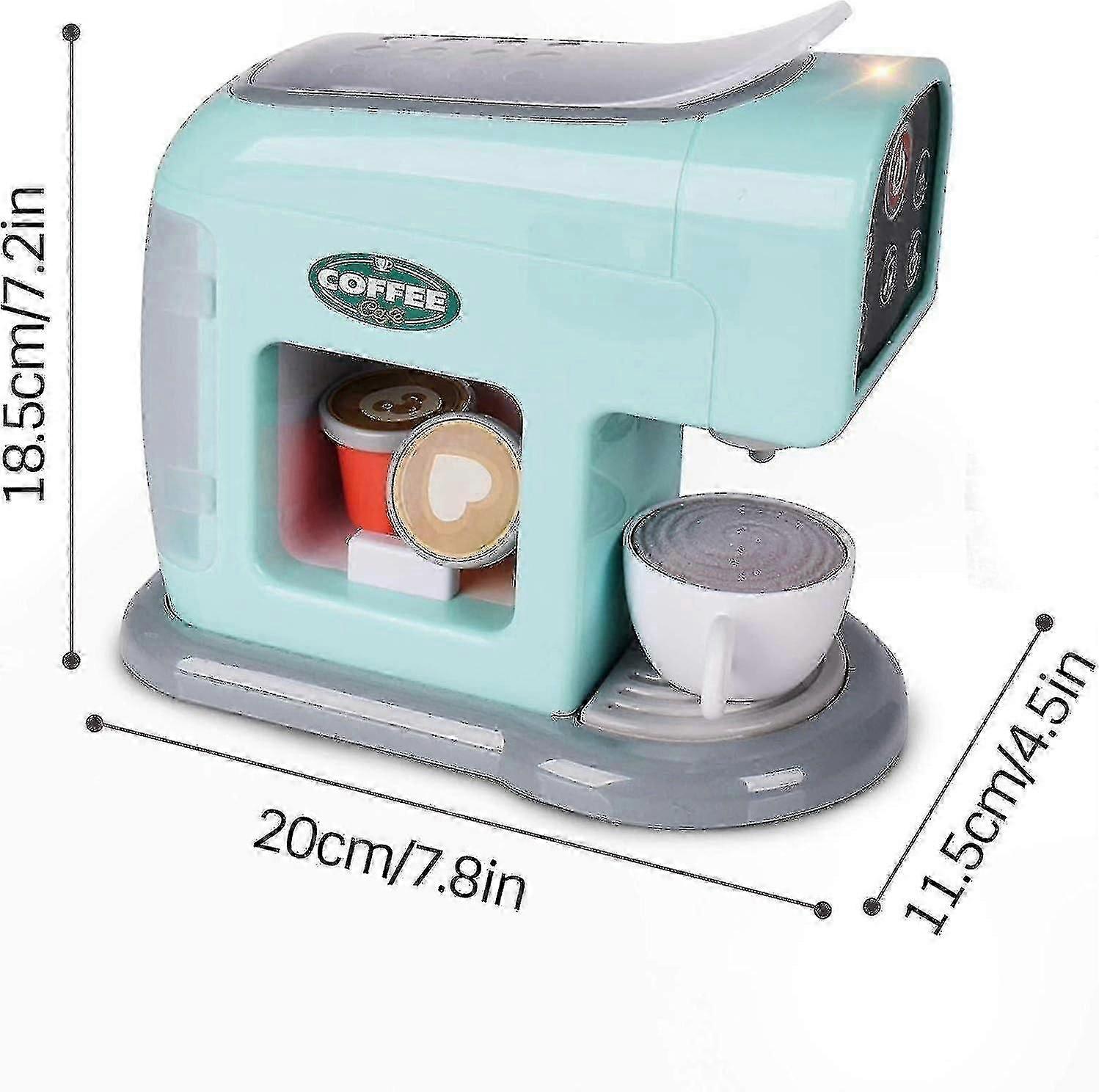 My First Kids Coffee Machine Kitchen Toy With Lights And Sounds | Kids ...