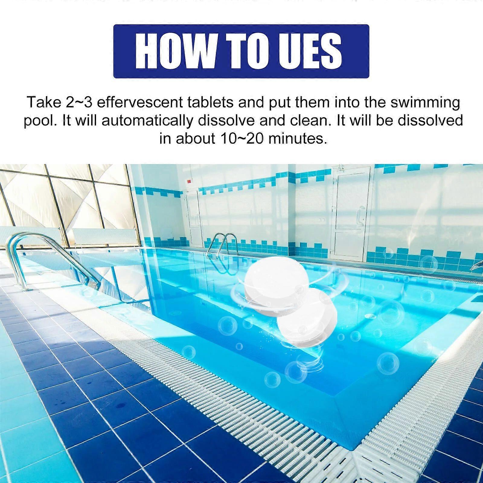Pool Cleaning Tablets, Improve The Water Quality Of The Pool Detergent ...