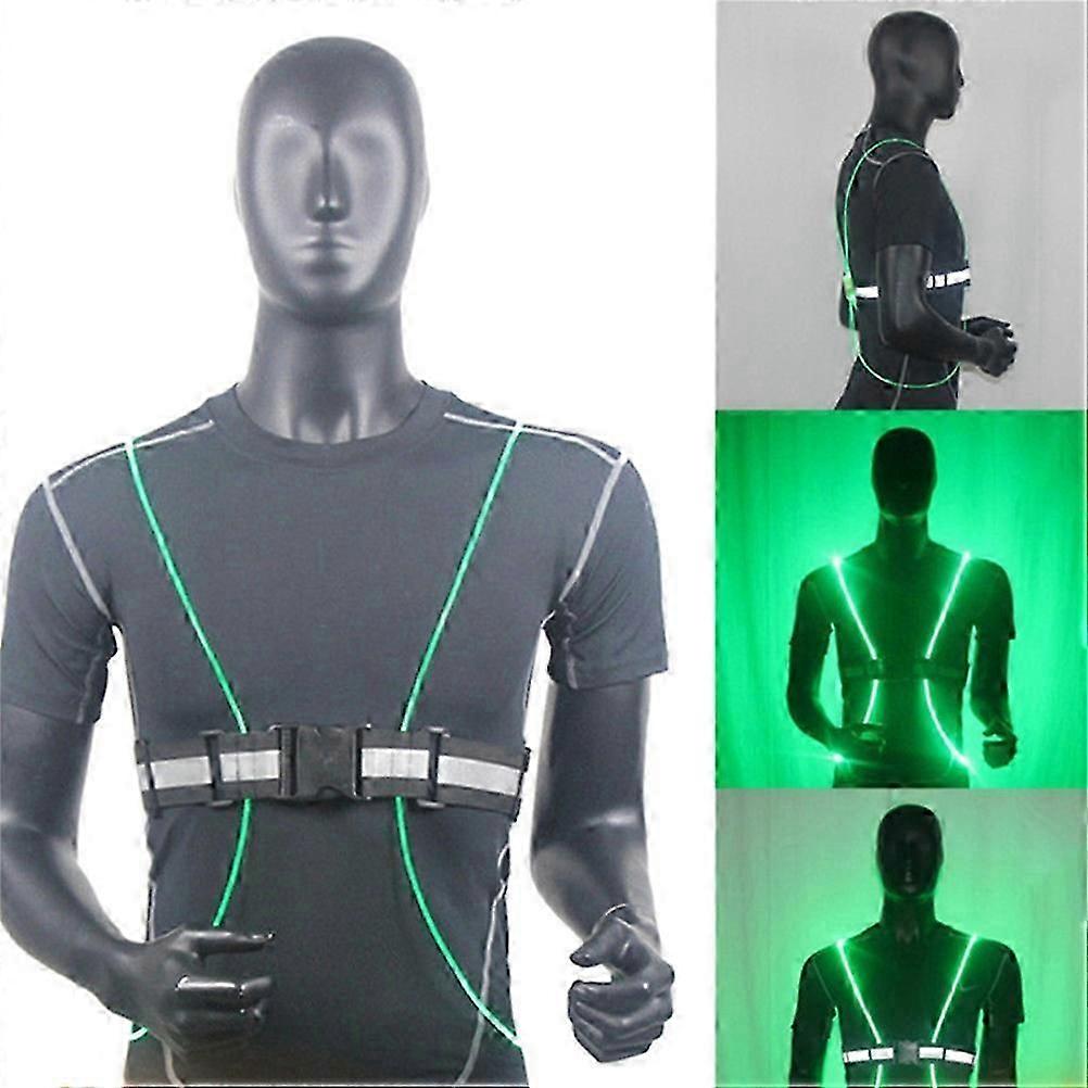 Outdoor 360 Reflective Led Flash Driving Vest High Visibility Night ...