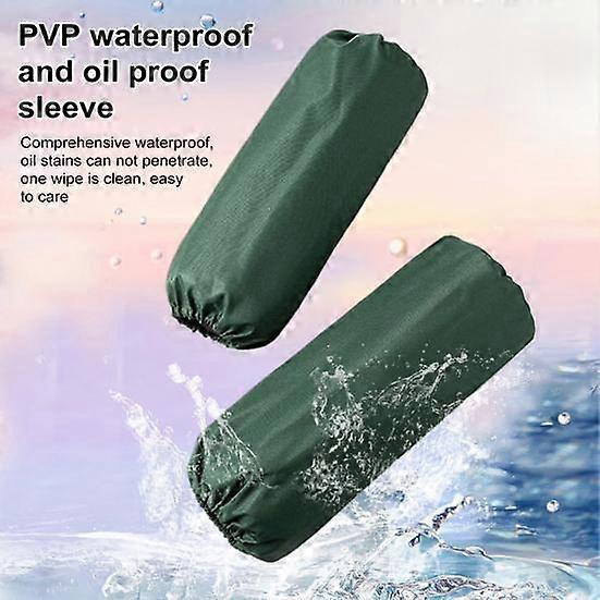 1 Pair Waterproof Oversleeves Elastic Cuffs Anti-Dirty Sleeve Cuff ...