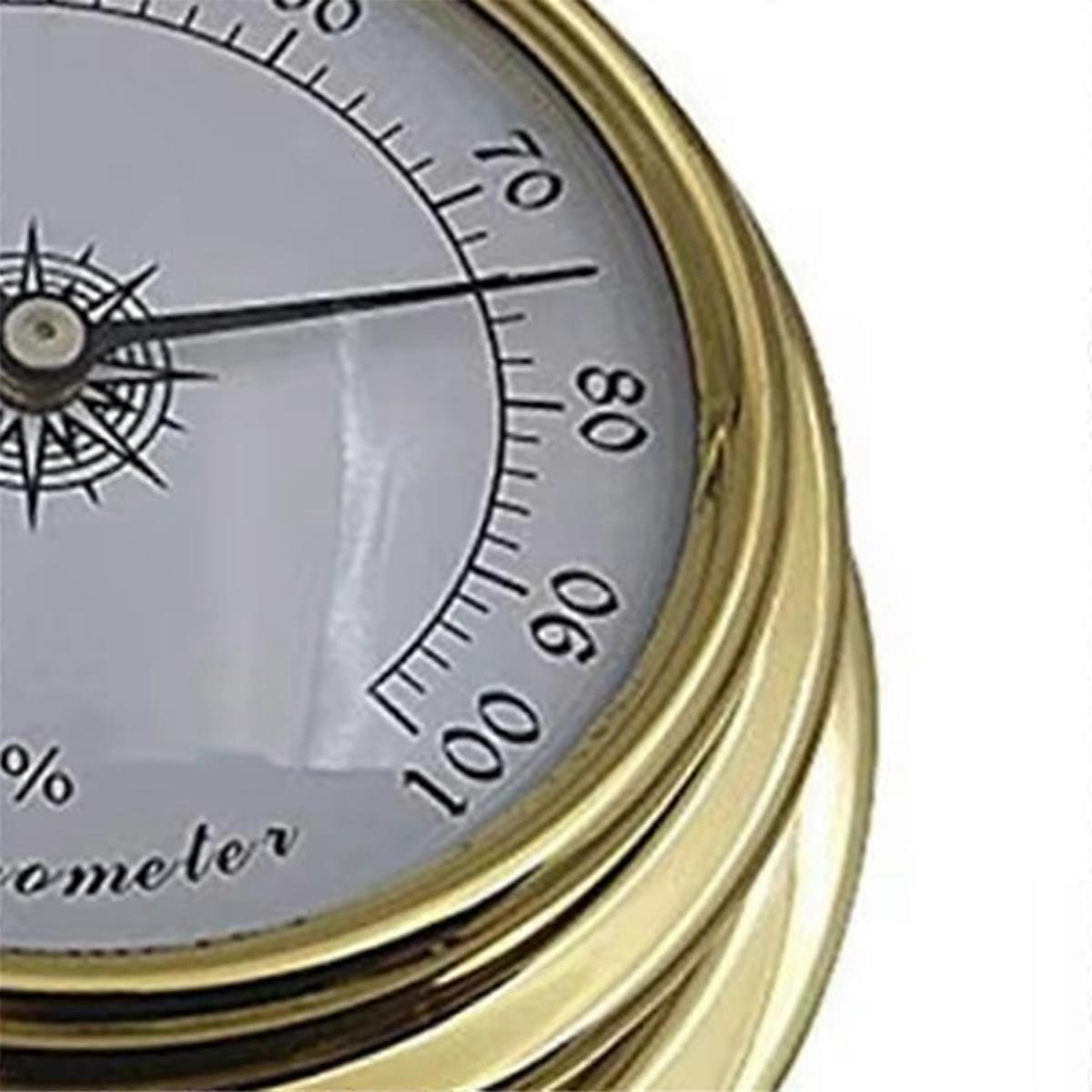 4 Pcs Boat Barometer Clock Thermometer Hygrometer Weather Station Set ...