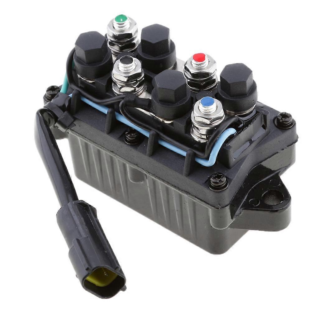 Black Power Trim Relay Box 2 Pin For 4 Stroke 40-225 Outboard Motor ...