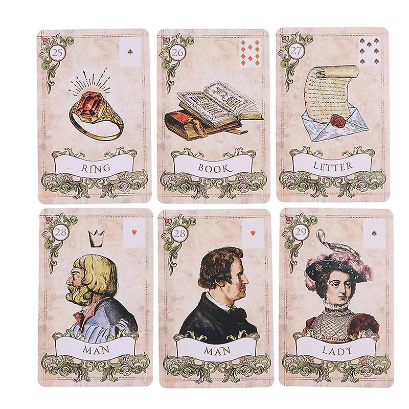 Old Style Lenormand Oracle Card Tarot Card Party Prophecy Divination ...