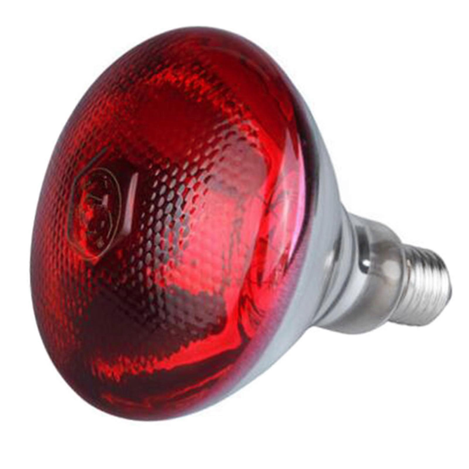 E27 Infrared Heat Lamp for Chickens 220V 100-275 Watts Red Heat Lamp ...