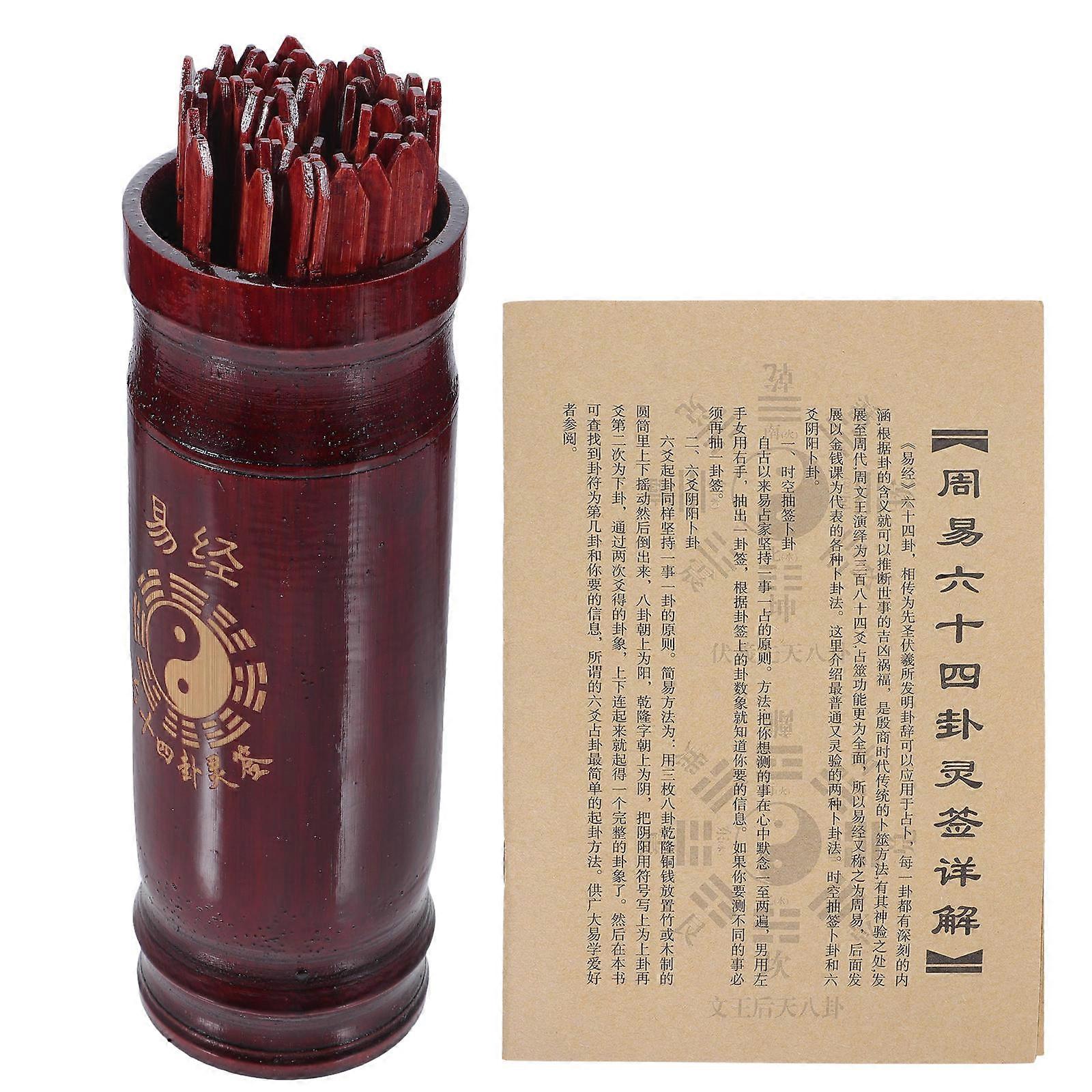 I Ching Sticks Set Of Fortune Telling Props For Holiday Games Home ...