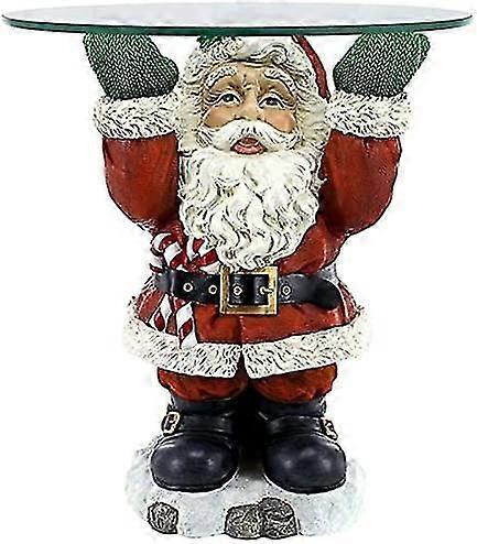 Santa Claus Sculptural Tray, Santa Claus Table Decorations, Glass ...