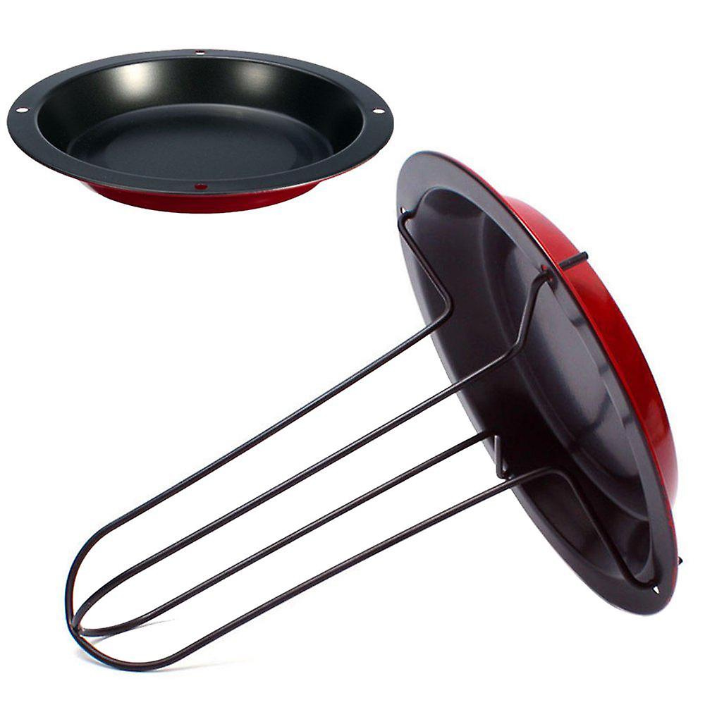 Chicken Roaster Rack With Bowl Carbon Steel Beer Can Chicken Turkey ...