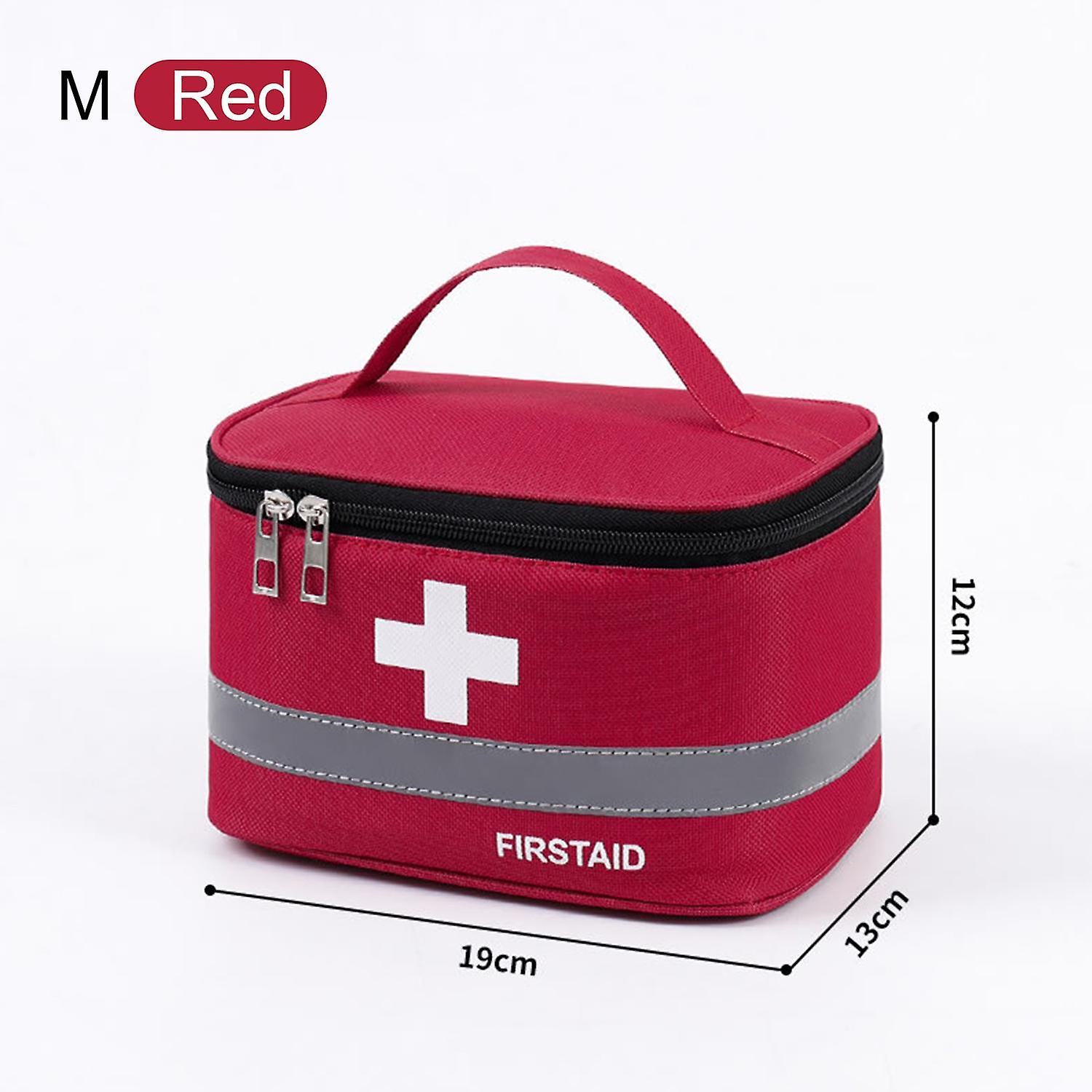 First Aid Bag Reinforced Handle ReflectiveStrip Zipper First Responder ...