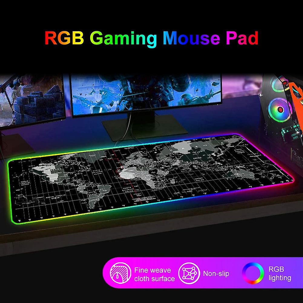 Fiauli LED RGB Backlight Map Snow Lion Light Pattern Desktop Gaming ...