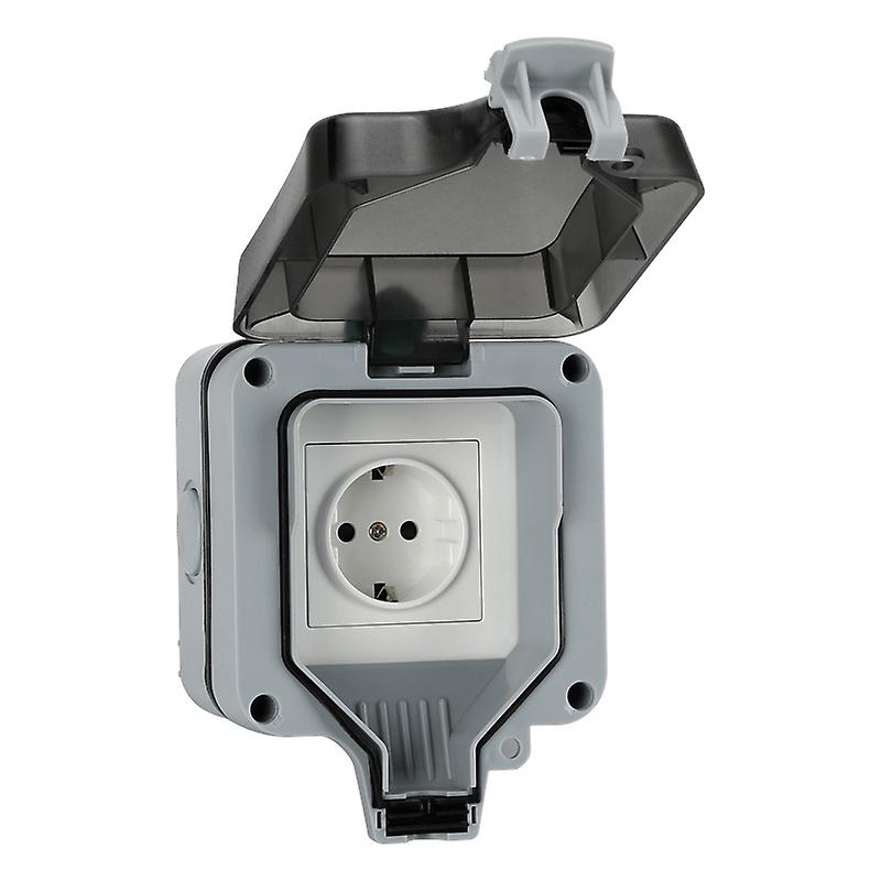Ip66 Waterproof Outdoor Socket, wall socket for outdoor use, waterproof ...