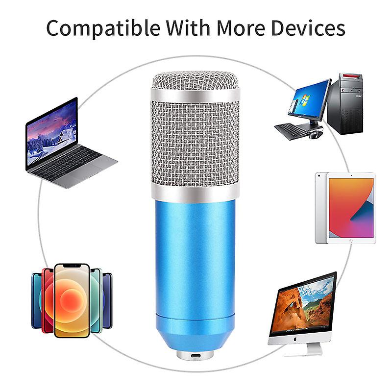 Usb microphone three color set with cantilever support shock mount ...