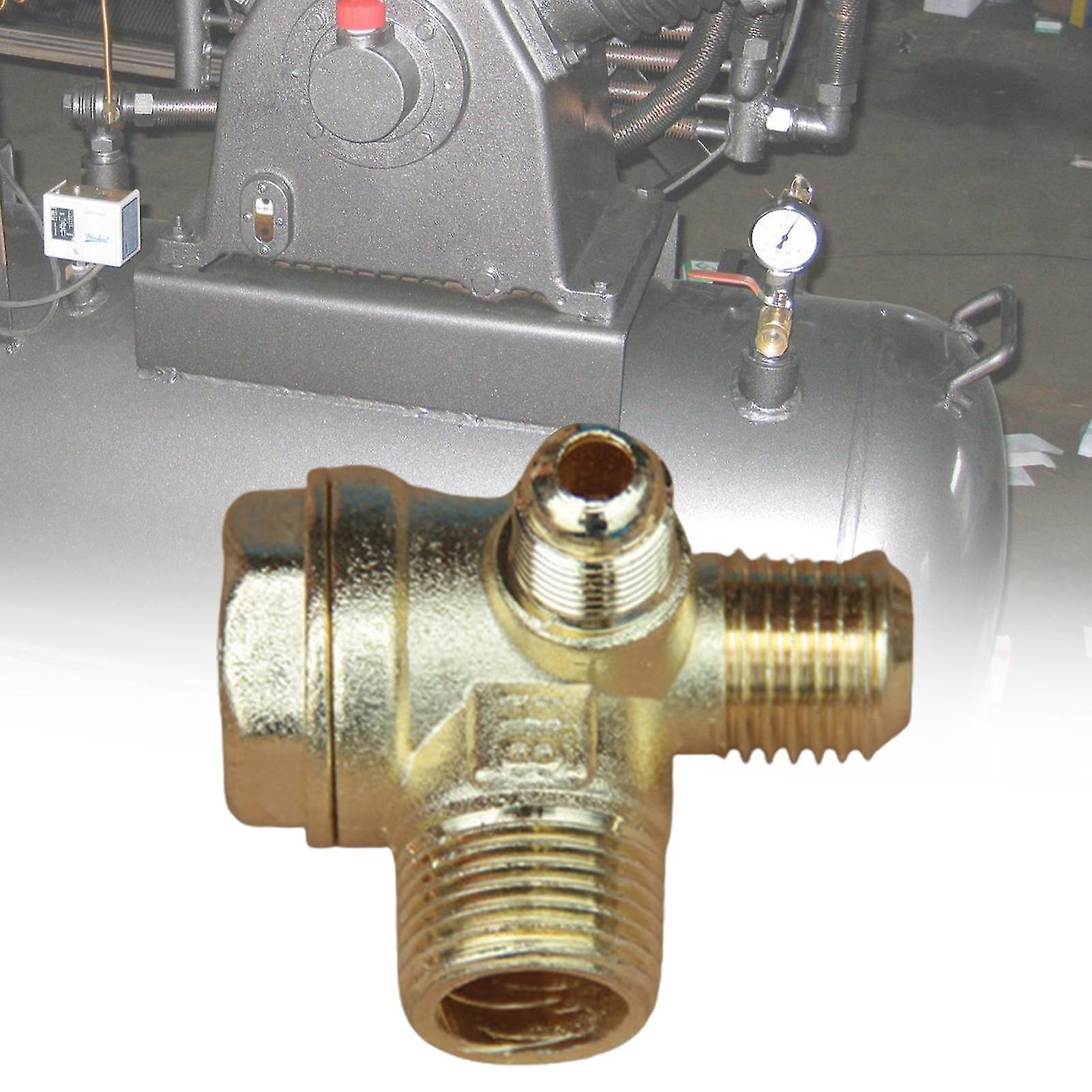 Air Compressor Check Valve 3-way Easy Installation Copper/zinc Alloy ...