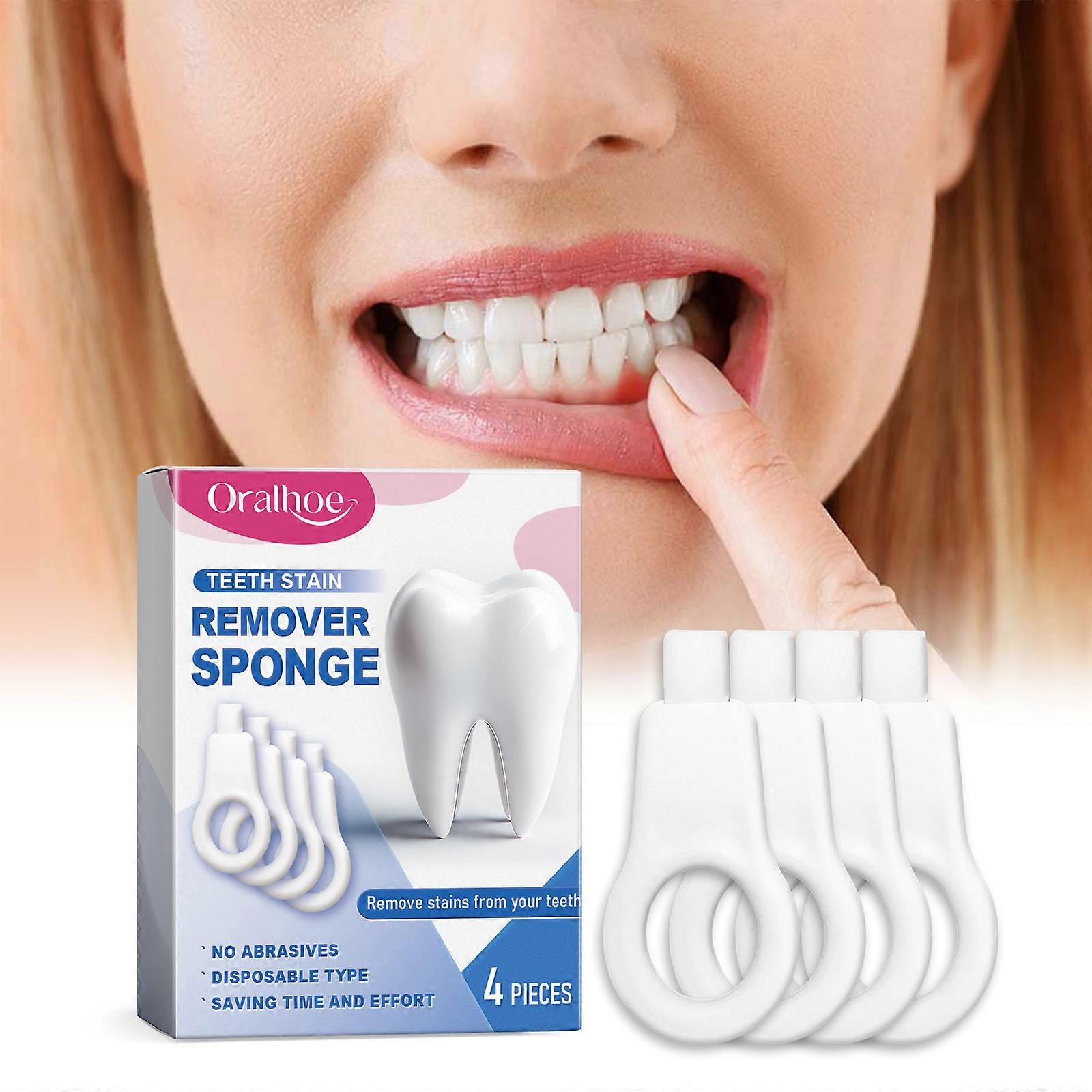 Teeth Stain Remover Sponge, Nano Sponge Teeth Stain Eraser, Tooth Stain ...