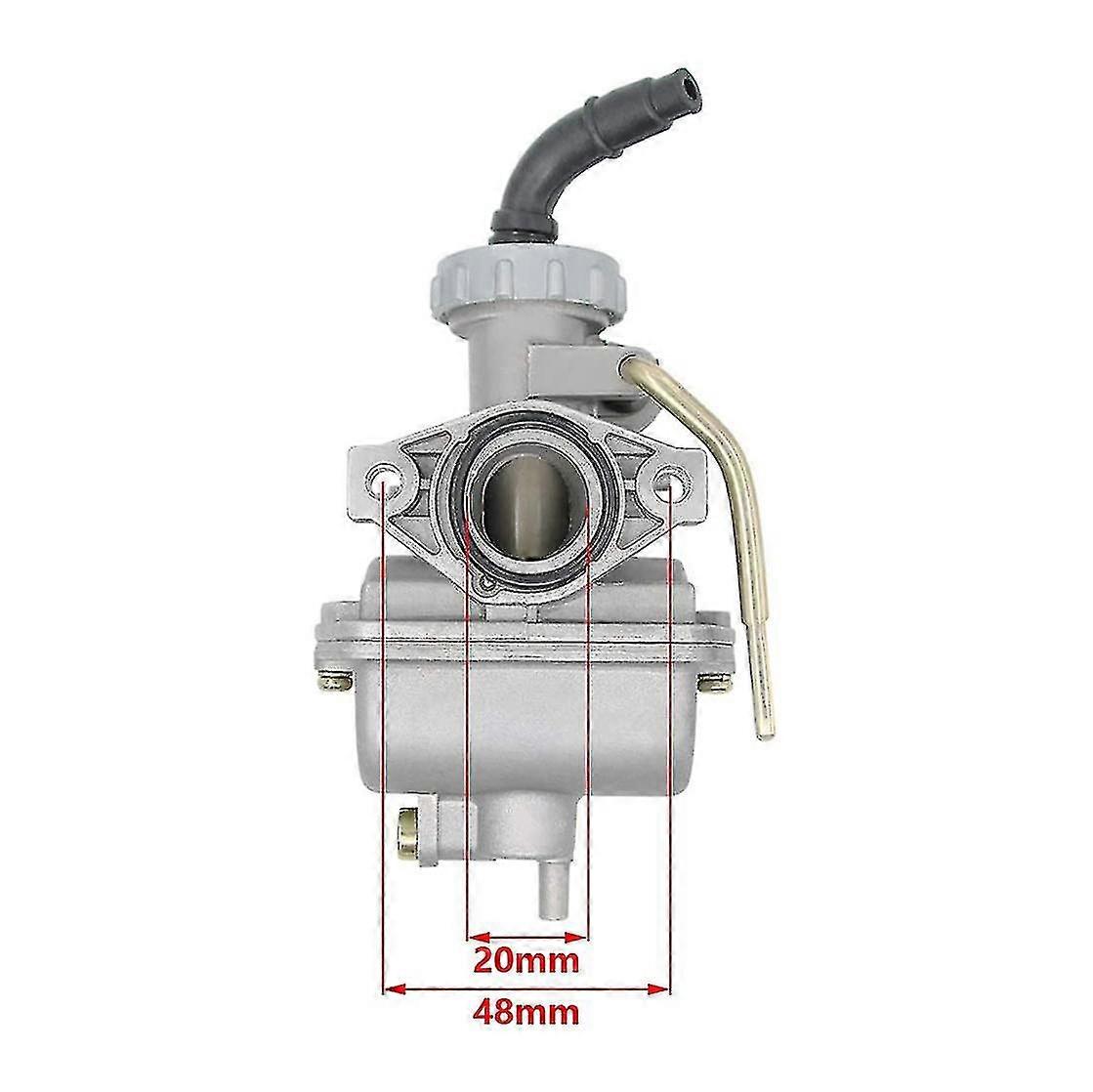 Pz20 förgasare för 50cc 70cc 90cc 110cc 125cc 4-taktsmotor ATV Utvs ...