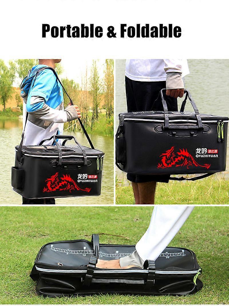 Portable Eva Fishing Bucket Bag, Tackle Box, Folding Handle, Outdoor ...
