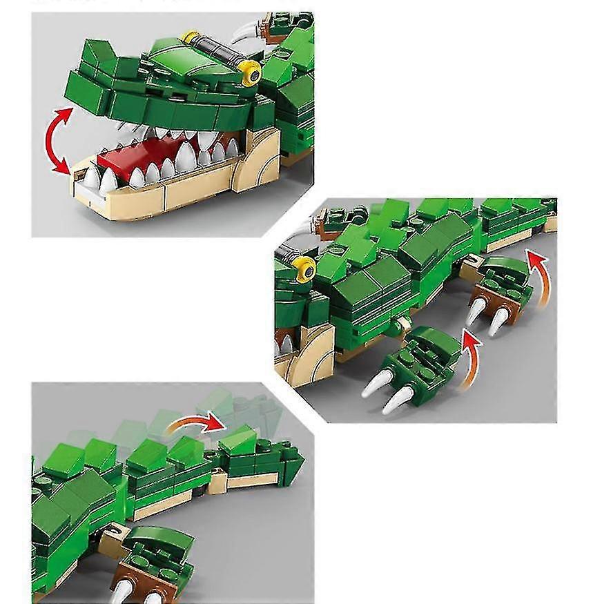 Creator 3in1 Crocodile 31121 Building Toy Featuring Wild Animal Toys ...