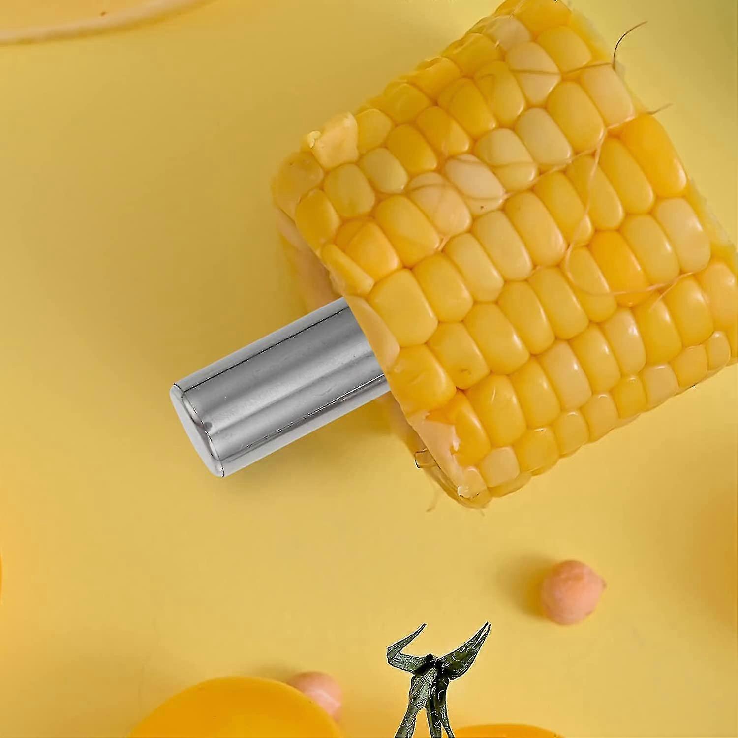 10pcs Corn Cob Holders Stainless Steel Corn On The Cob Skewers Fruit ...