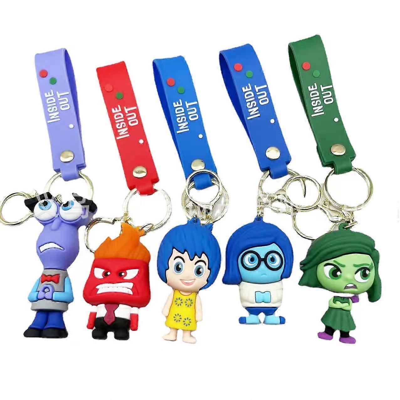 INSIDE OUT 2 Keychain Cartoon Pendant Birthday Gift | Fruugo UK