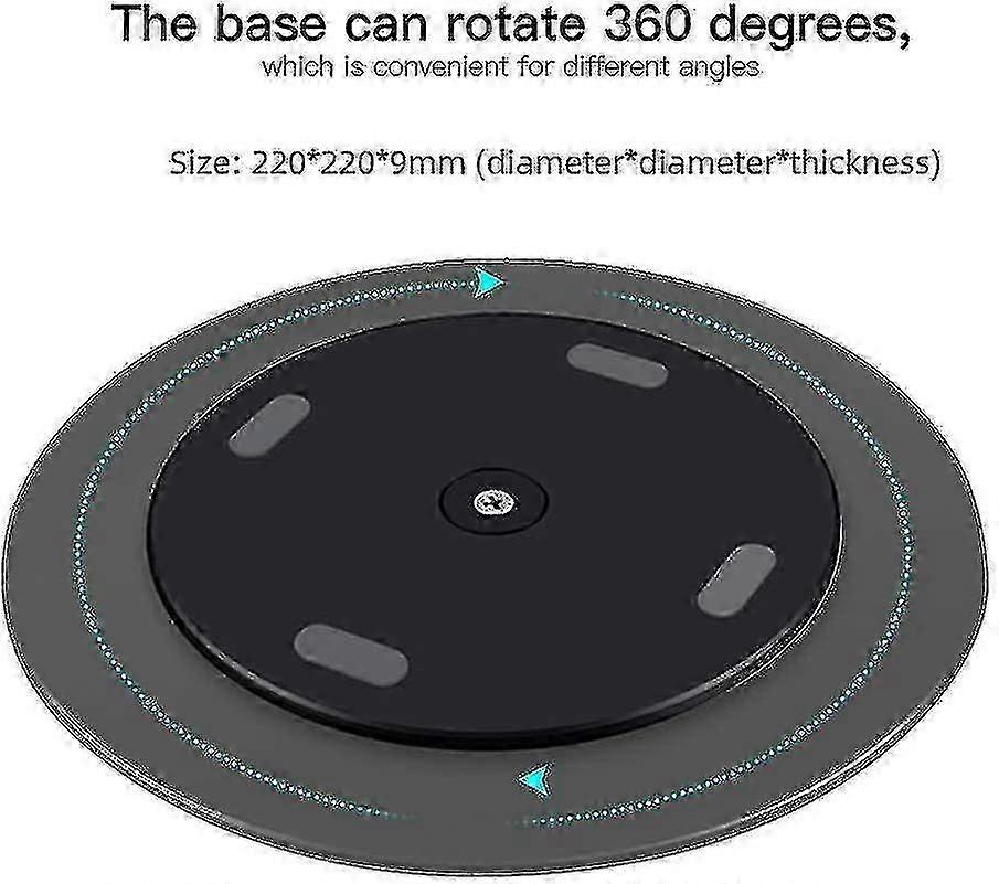 Tv Turntable, Aluminum 360 Rotating Monitor Base, Turntable Swivel Base ...
