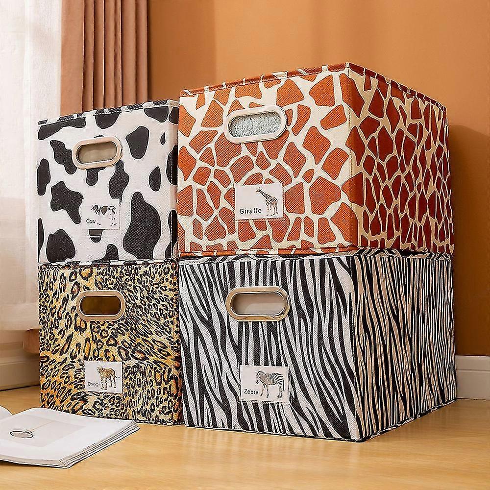 Cute Cartoon Storage Box With Safe Cotton And Linen Material Suitable ...