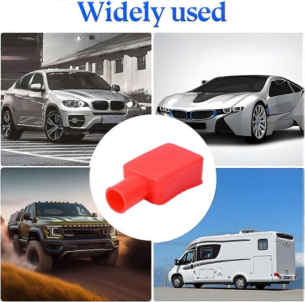 6 Pieces Battery Terminal Covers, Battery Terminals Positive and ...