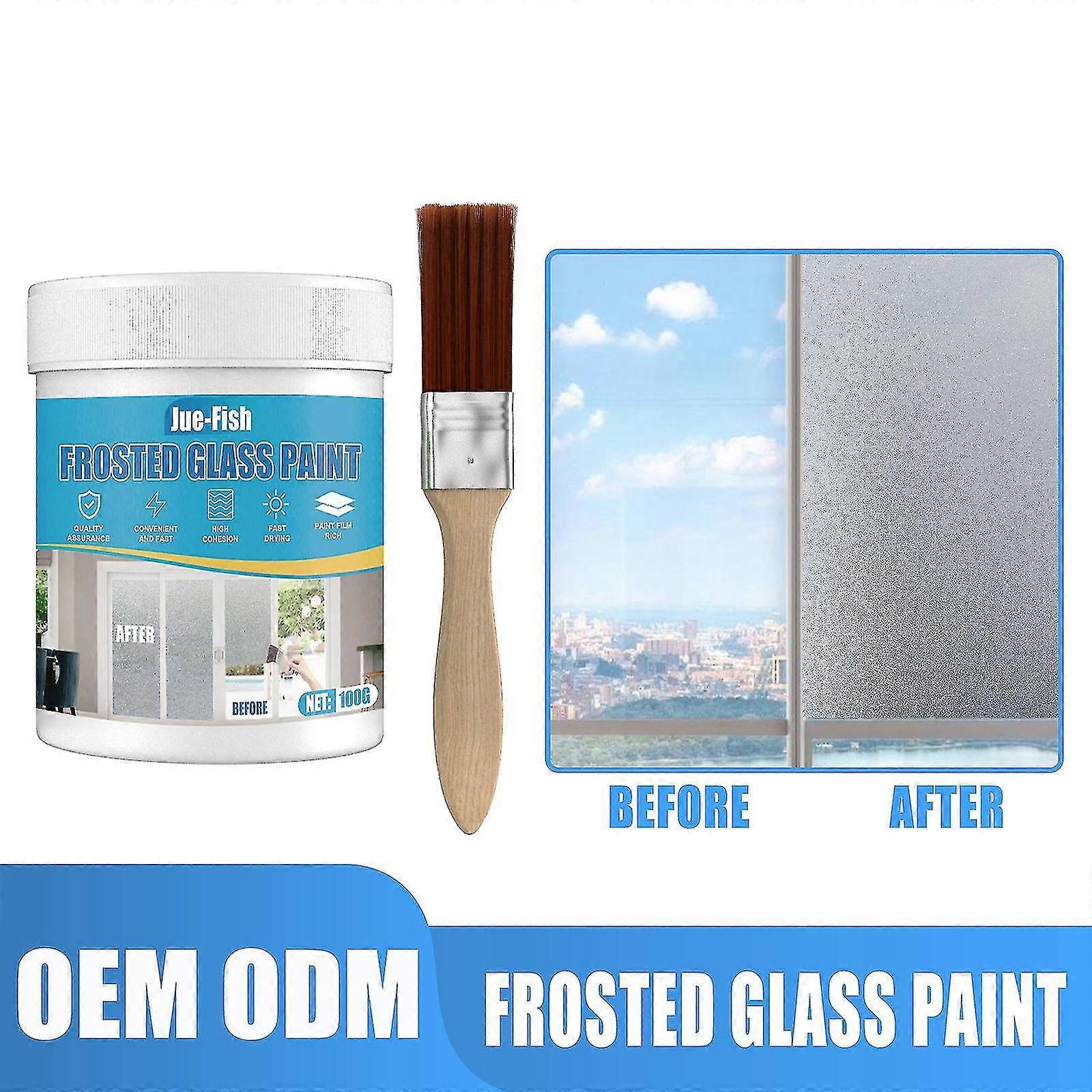 Window Film Frosted Glass Paint White Glass Window Paint Spray For Home ...