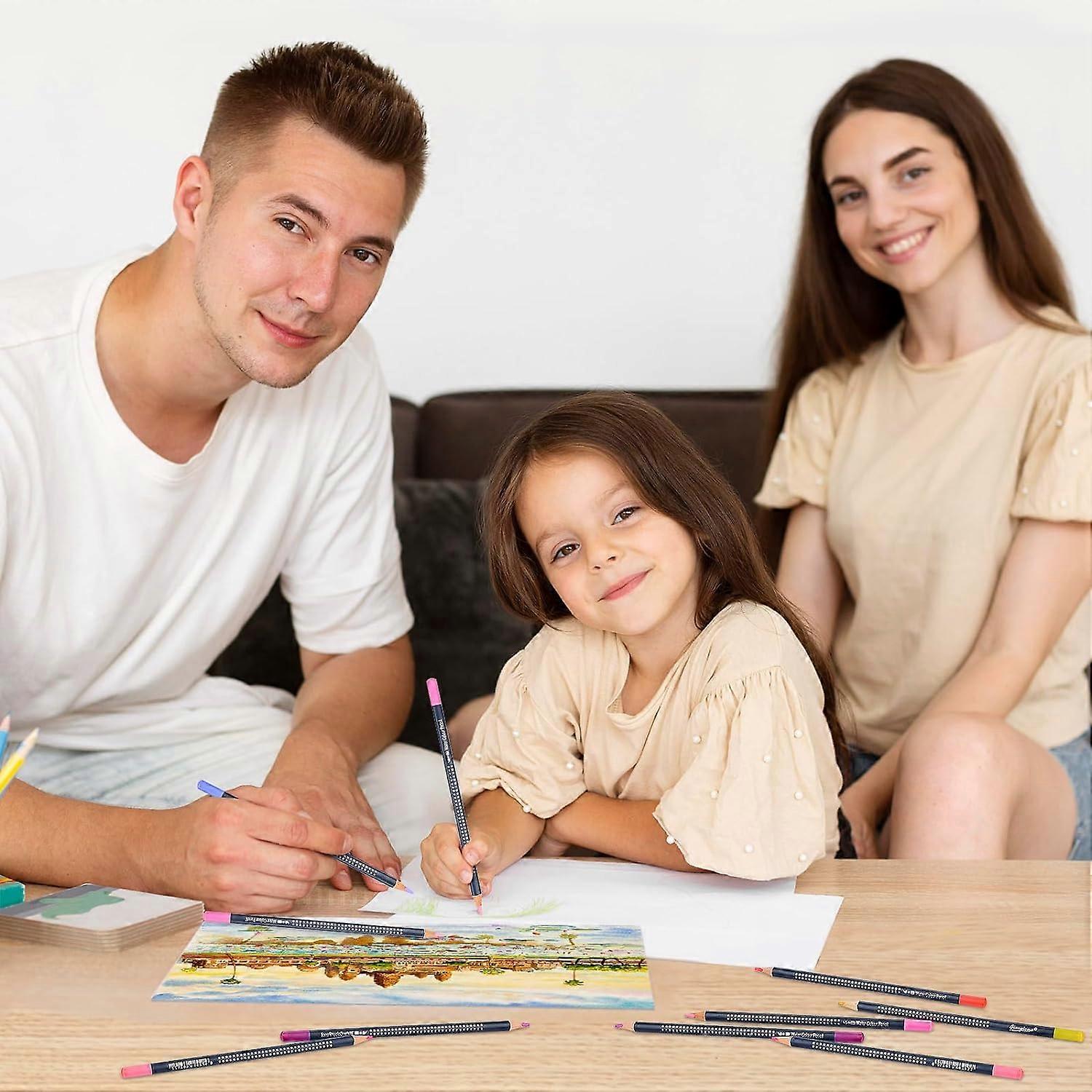 Colouring Pencils for Adults Children School 48 Coloured Pencils in Tin ...