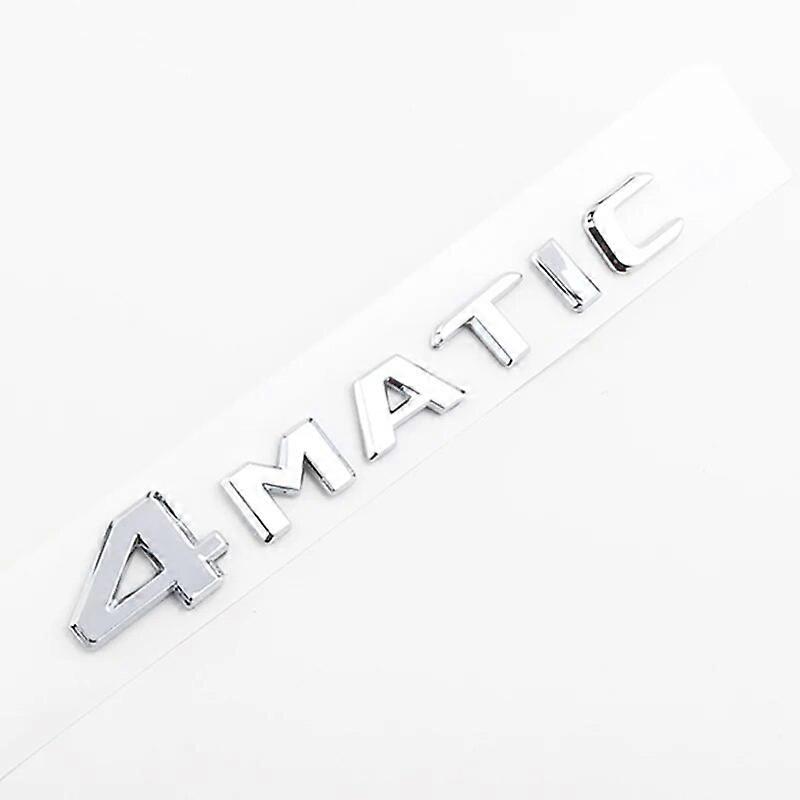 3D 4MATIC Logo Car Trunk Emblem Badge For Mercedes AMG E C S GLC GLA ...