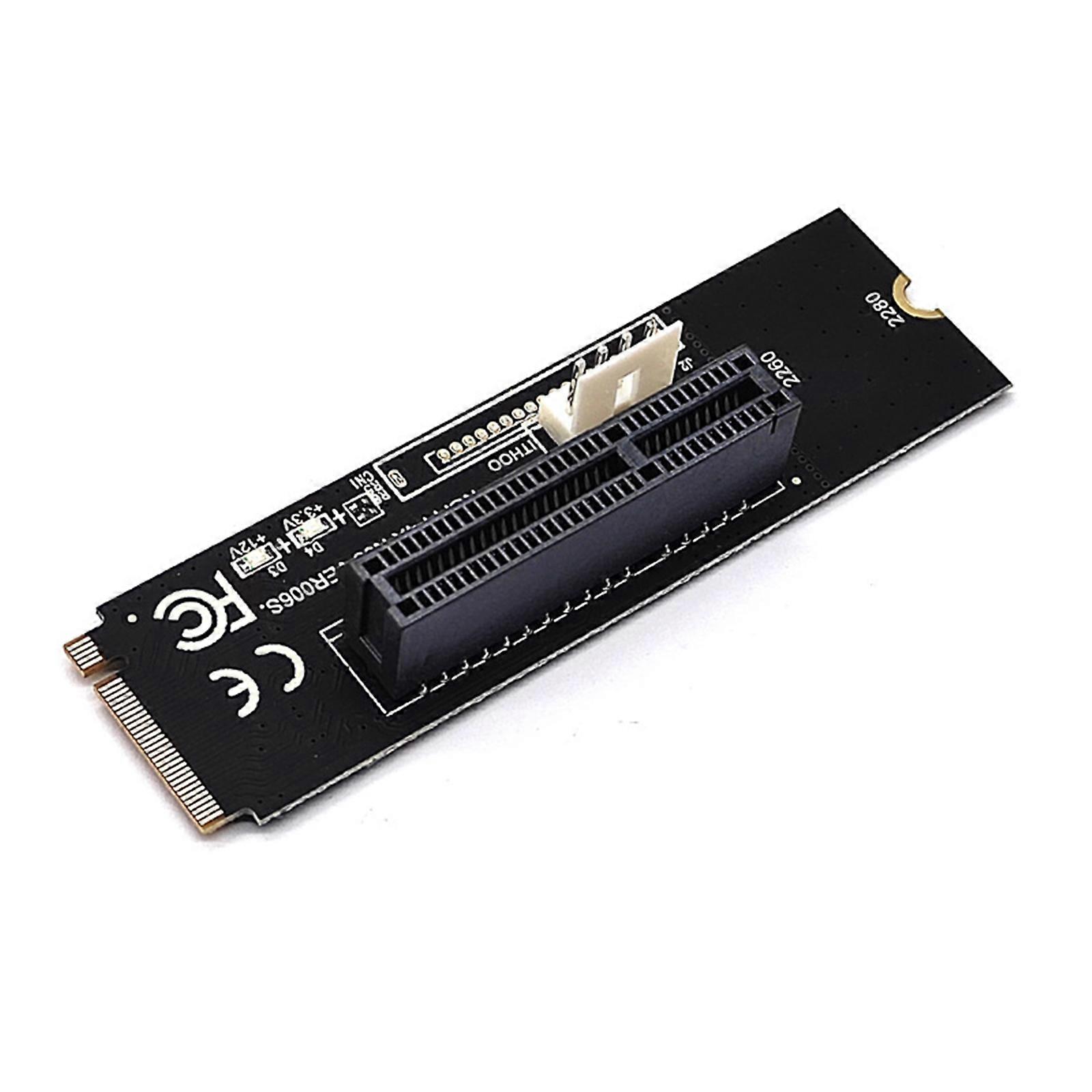 M2 NVME to PCIe X4 X1 Converter with4 Pin/ Sata Cable For PCI for ...