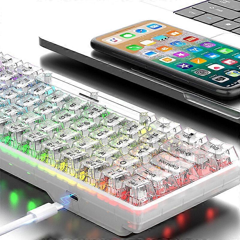 Xunsvfox K30 61 Keys Mechanical Gaming Keyboard Hot Swappable Rgb Type ...