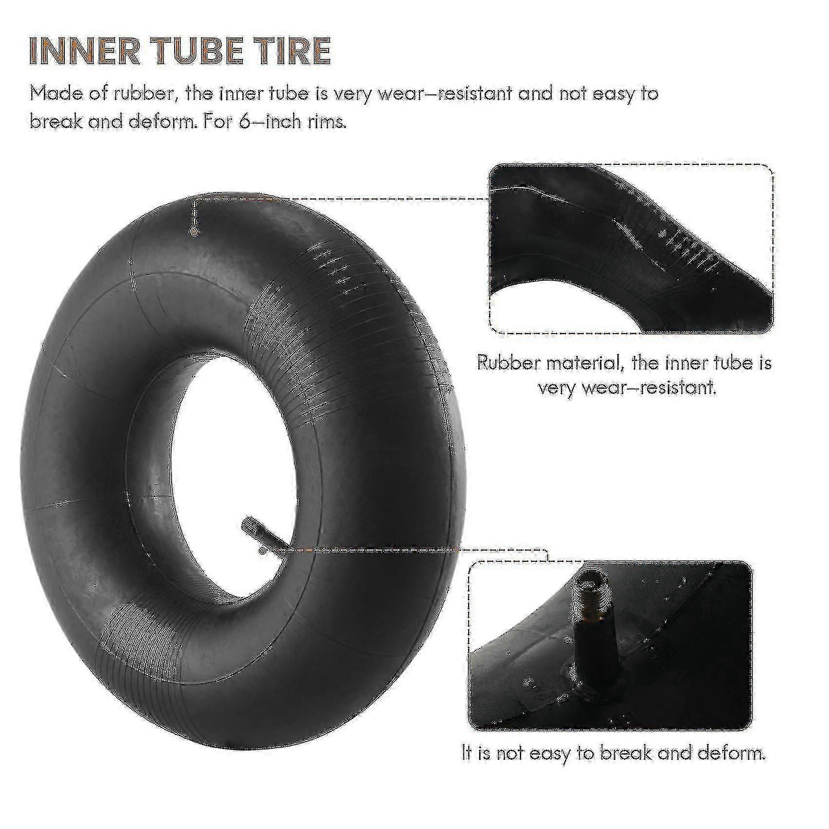 Set Of Two 15x6.00-6 Lawn Tire Inner Tube 15x6x6 Tr13 Lawn Mower ...