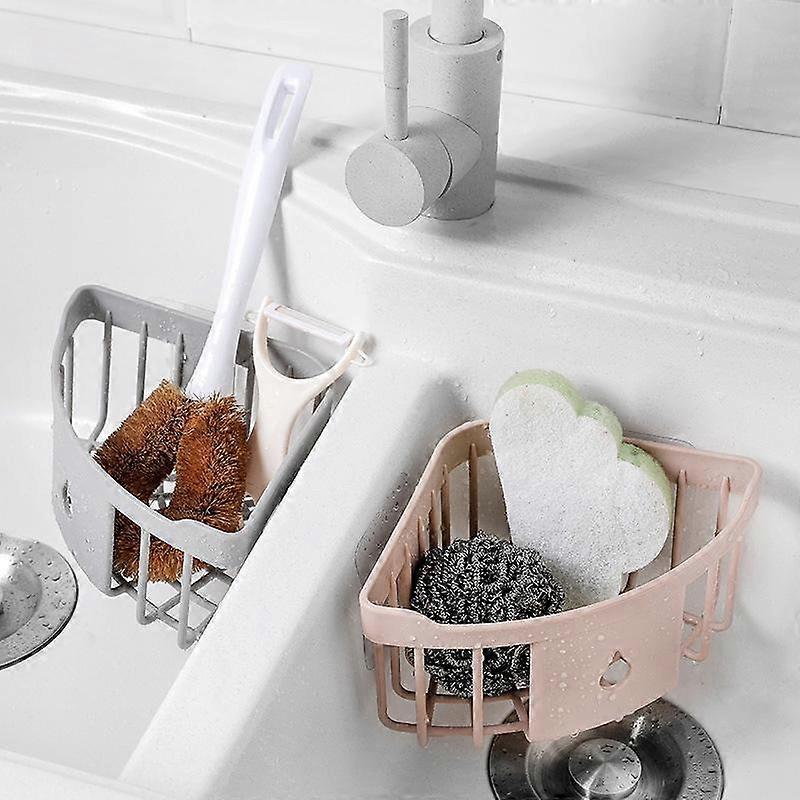 Triangular-Shower Caddy Shelf Bathroom Corner Bath Storage-Holder ...